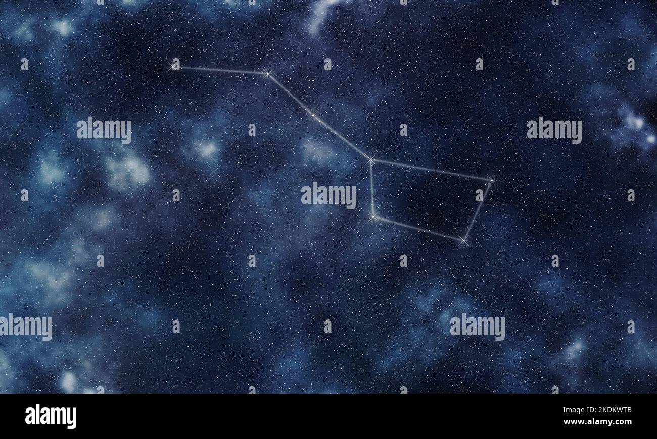 Big Dipper, Ursa Major Star Constellation, Night Sky, Constellation ...