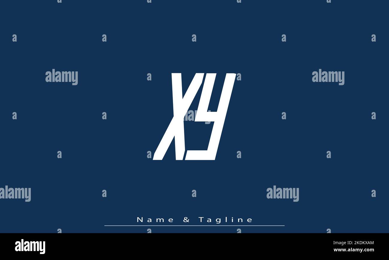 Alphabet letters Initials Monogram logo XY , YX Stock Vector Image ...