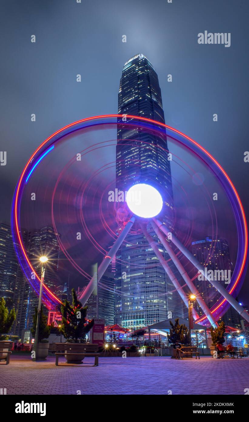 Hong Kong observation wheel Stock Photo - Alamy