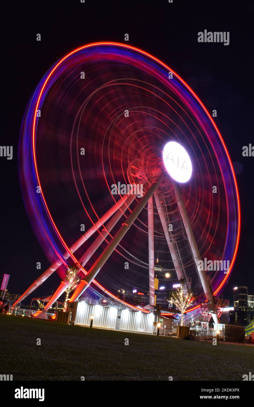Hong Kong observation wheel Stock Photo - Alamy