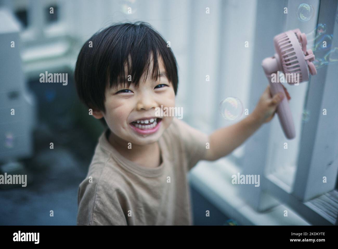 Japanese kid at home Stock Photo - Alamy
