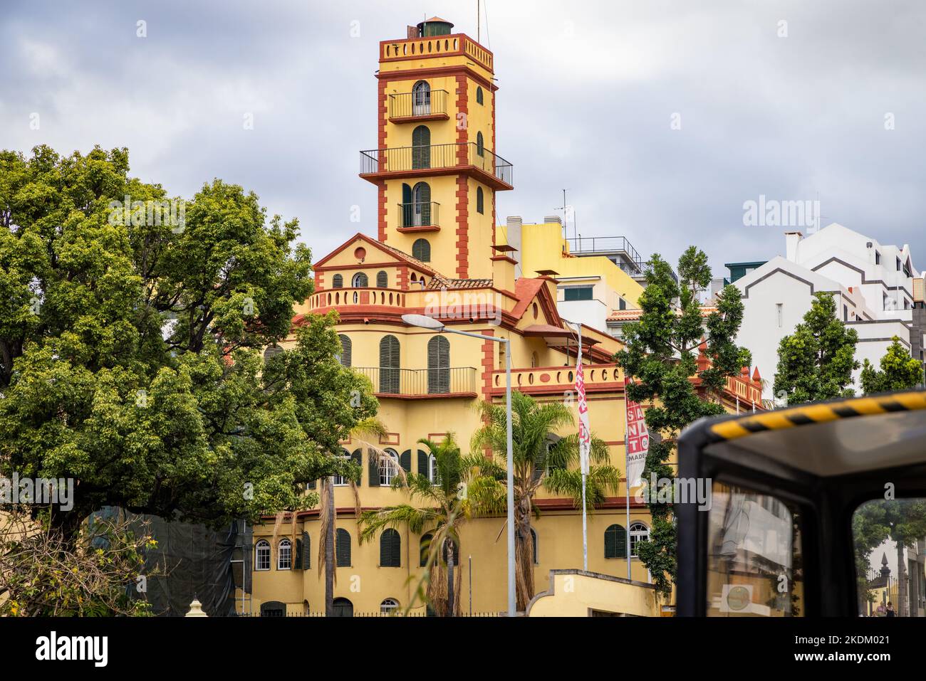 Charming Buildings of Funchal, Madeira, Portugal Stock Photo - Alamy