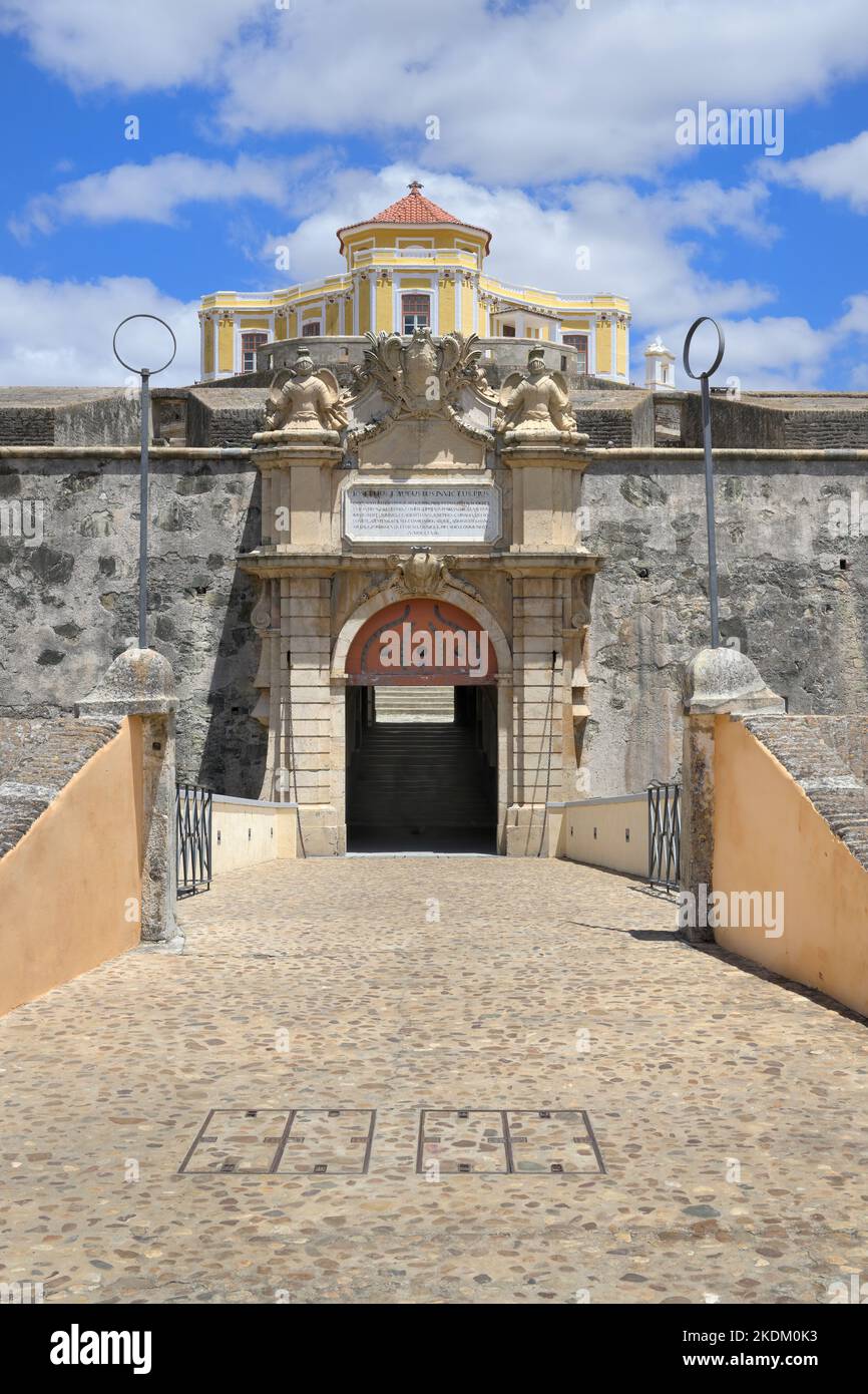 18th Century Fort Conde de Lippe or Our Lady of Grace Fort, Gate, Elvas ...