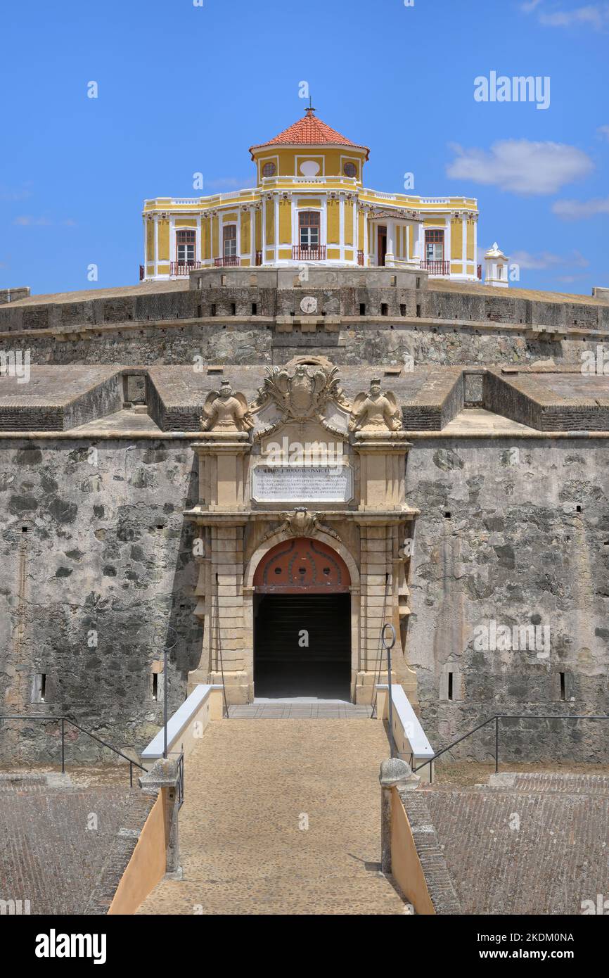 18th Century Fort Conde de Lippe or Our Lady of Grace Fort, Gate, Elvas ...