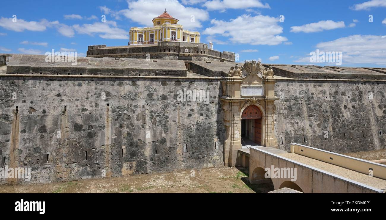 18th Century Fort Conde de Lippe or Our Lady of Grace Fort, Gate, Elvas ...