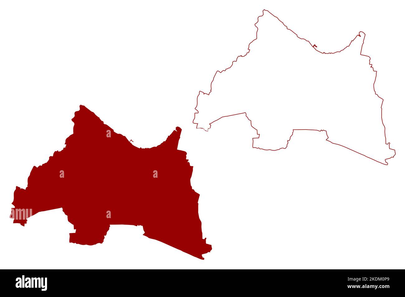 Map of dartford Stock Vector Images - Alamy