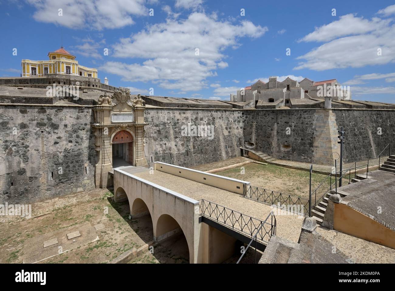 18th Century Fort Conde de Lippe or Our Lady of Grace Fort, Gate, Elvas ...