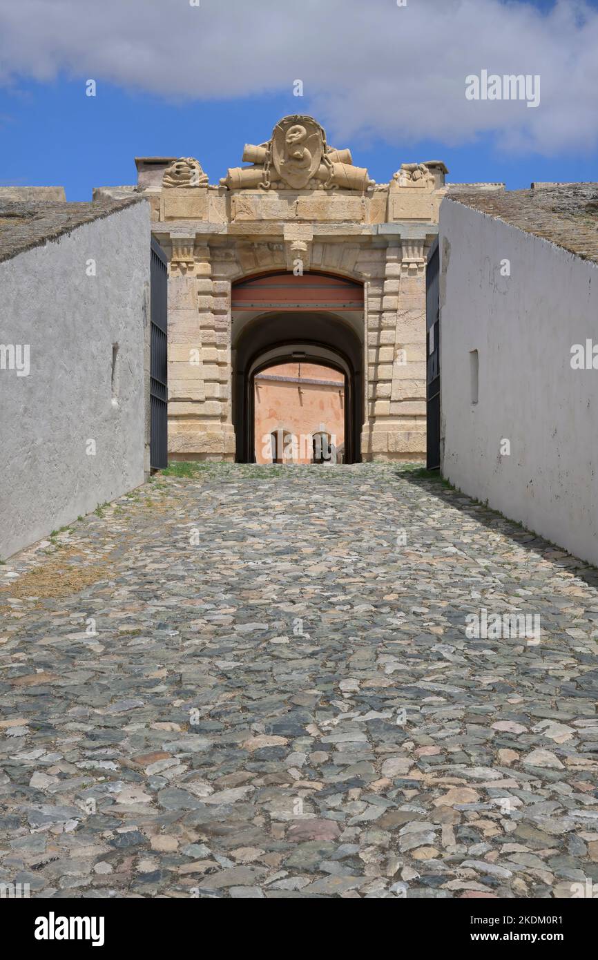 18th Century Fort Conde de Lippe or Our Lady of Grace Fort, Gate, Elvas ...