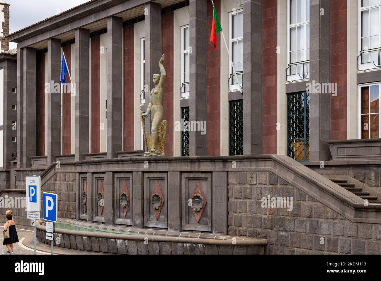 Court Building, Funchal, Madeira, Portugal Stock Photo - Alamy