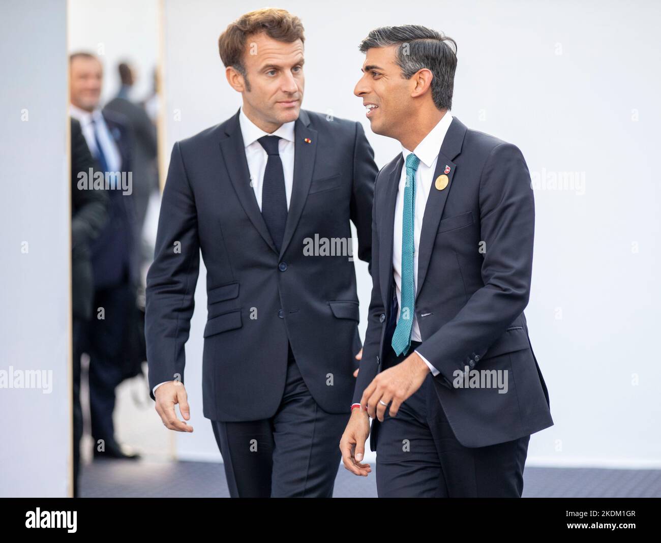 Prime Minister Rishi Sunak and President of France, Emmanuel Macron ...