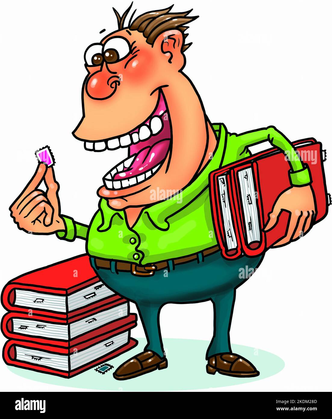 Collecting Stamps Clipart