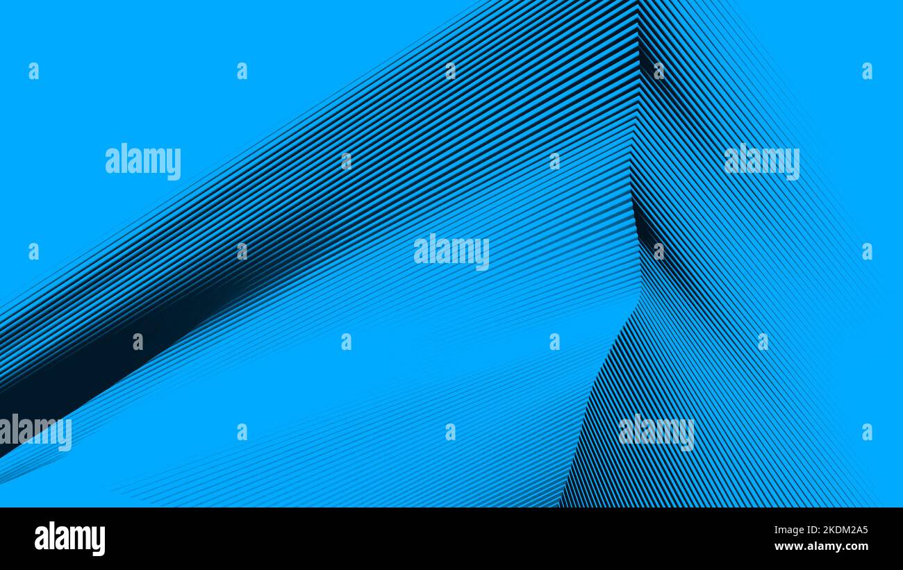 Contrast blue geometric shifting lines high tech digital bg - abstract ...