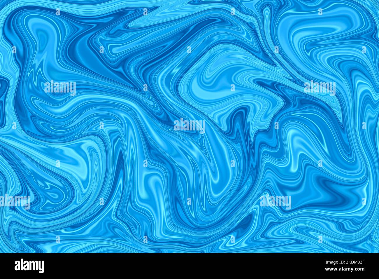 Water surface, abstract blue waves texture, seamless pattern. Art ...