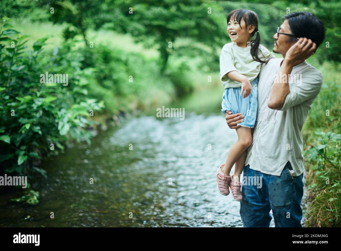 Japanese father daughter hi-res stock photography and images - Alamy