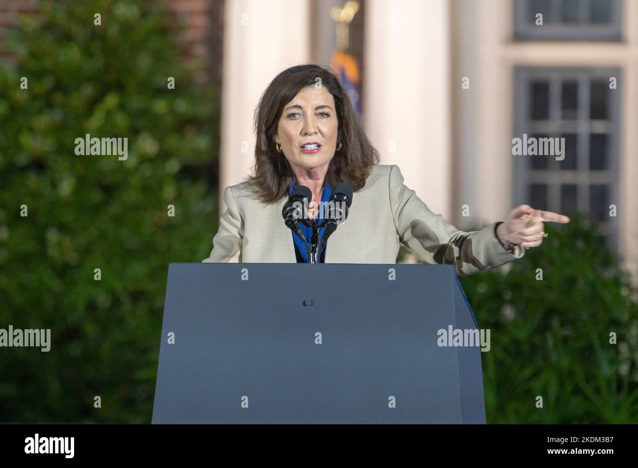 Yonkers, US - 06 Nov 2022, New York Governor Kathy Hochul speaks during ...