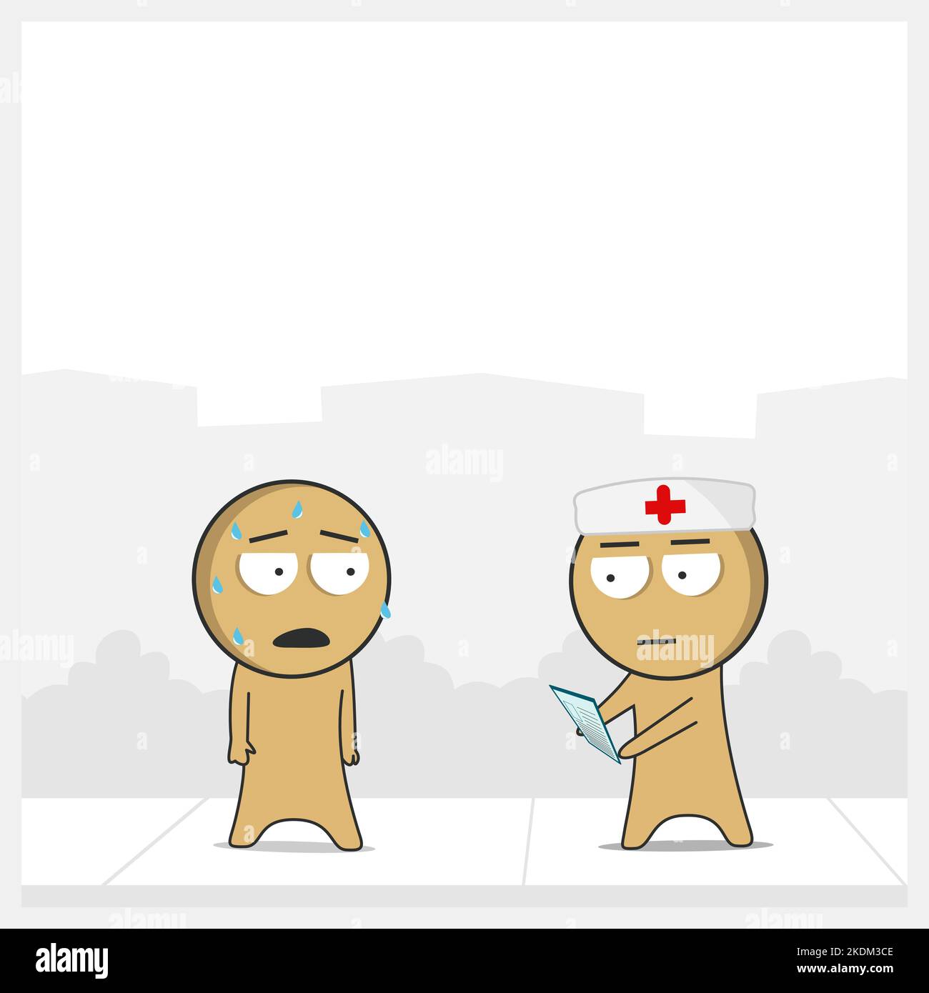 Happy female doctor glasses Stock Vector Images - Alamy