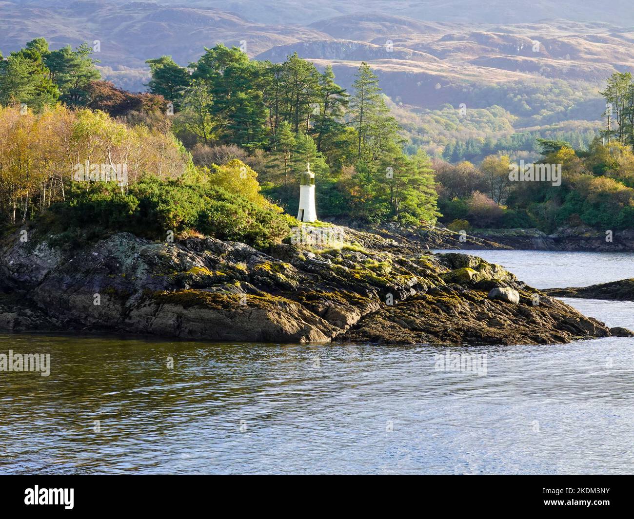 Beacon light Caladh, inactive lighthouse, beacon light, at Glen Caladh ...