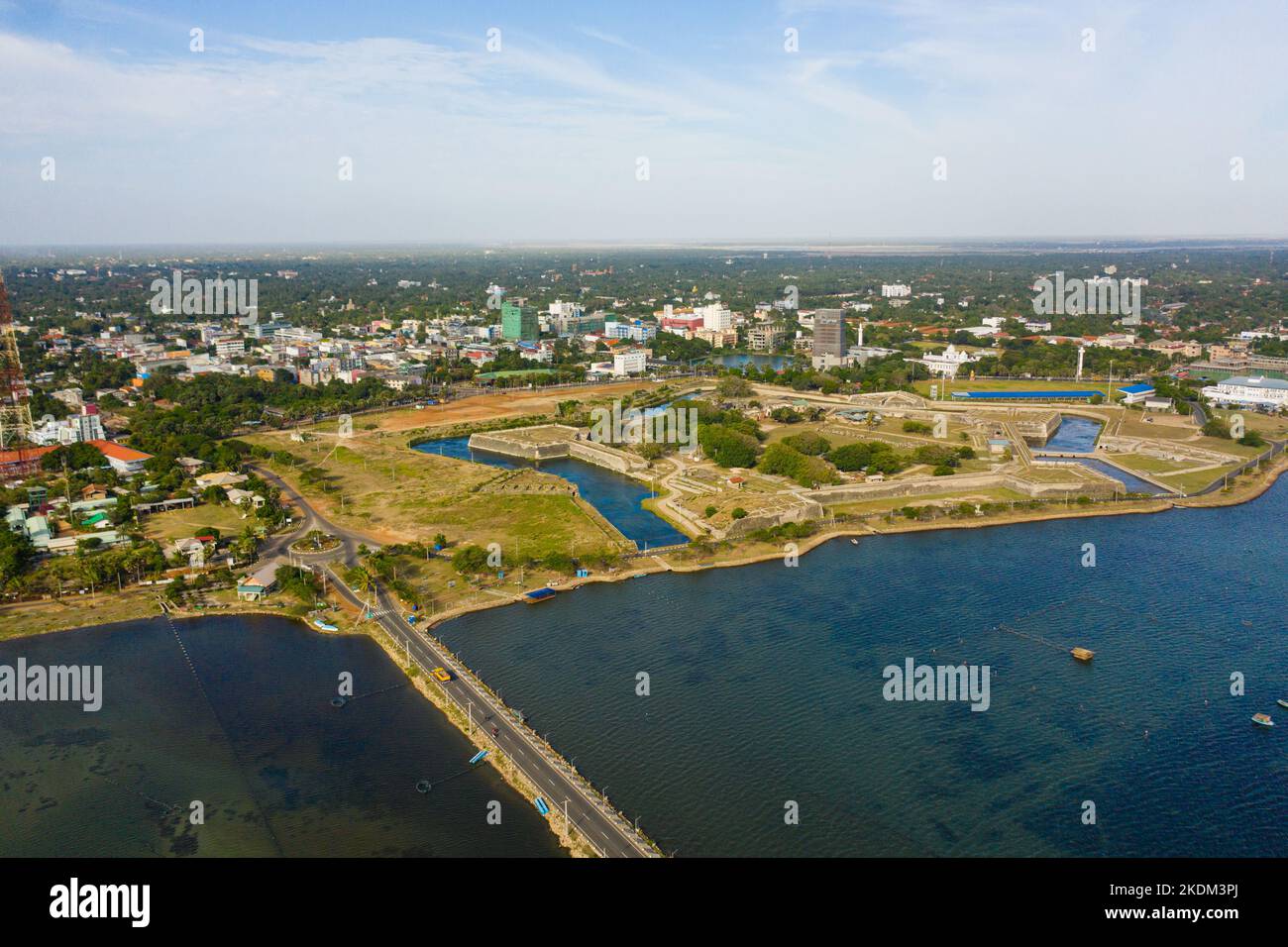 Jaffna fort, overlooking the Jaffna lagoon. Sri Lanka Stock Photo - Alamy