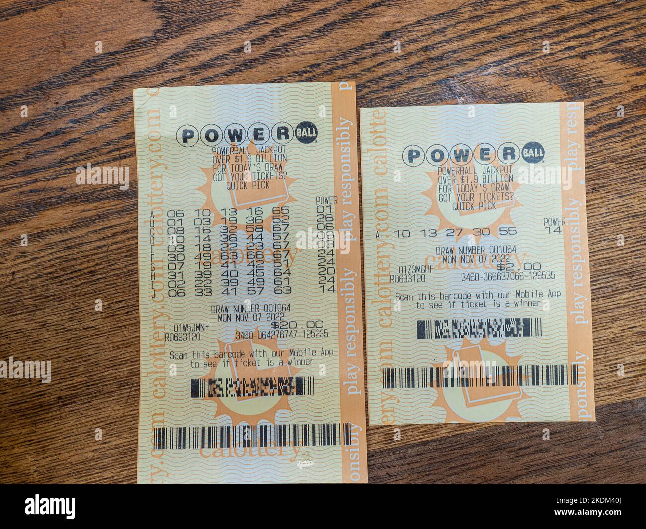 Two Powerball Tickets bought in California for the 2 billion dollar ... Two Powerball Tickets bought in California for the 2 billion dollar ...
