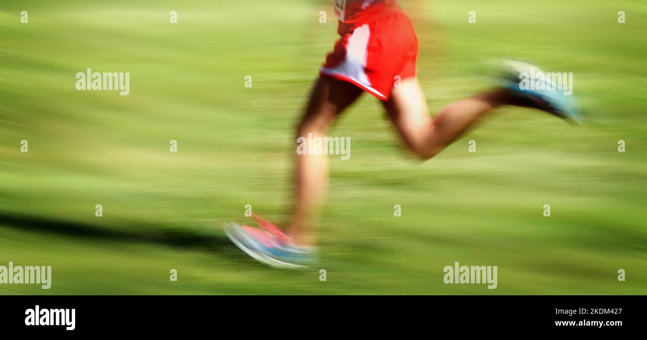 Girl cross country race hi-res stock photography and images - Alamy