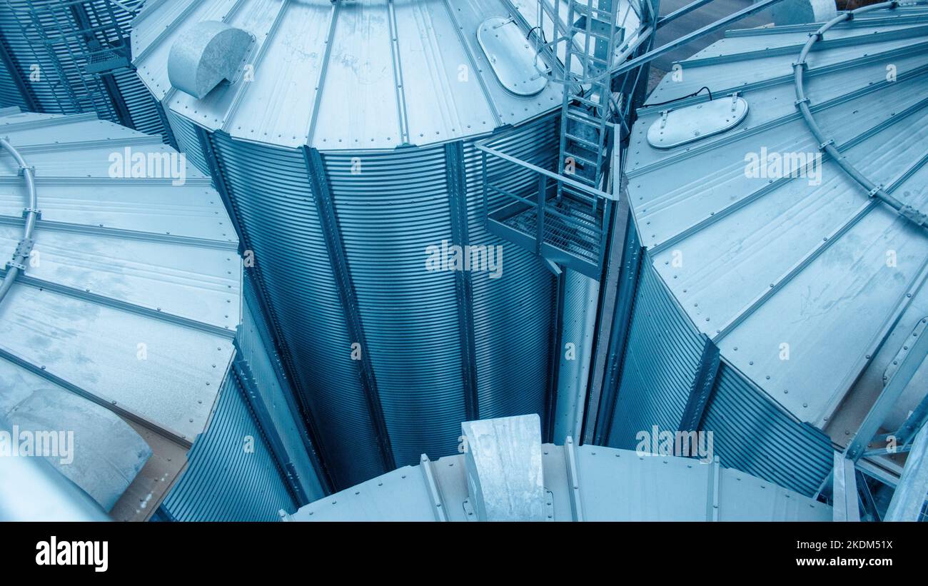 Four silos hi-res stock photography and images - Alamy