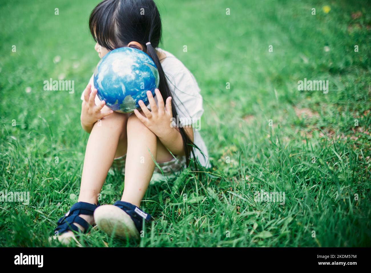 Japanese kid at city park Stock Photo - Alamy