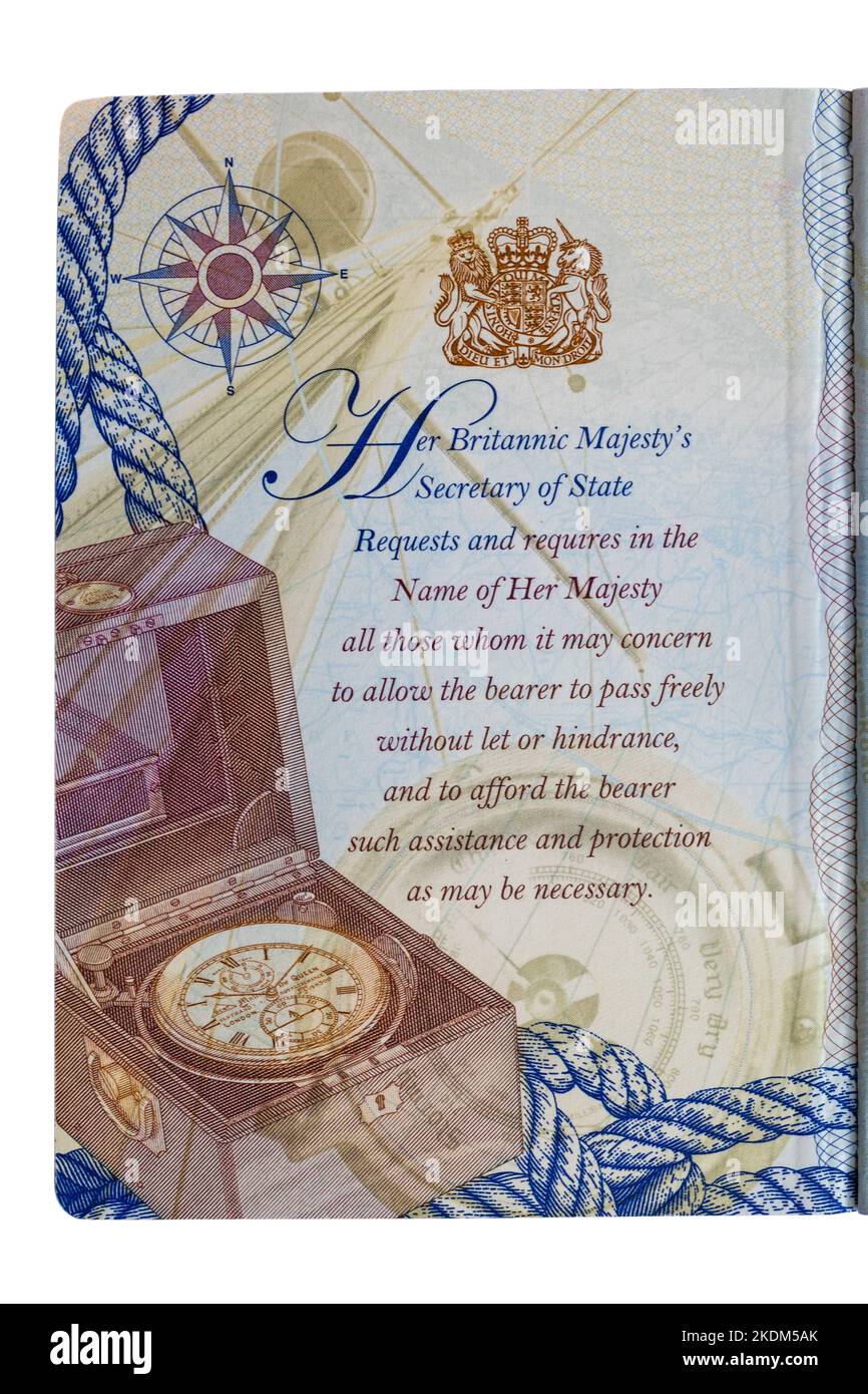 Passport Inside Pages