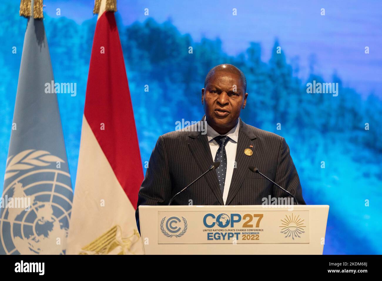 Sharm El Sheikh, Egypt. 07th Nov, 2022. President of the Central ...