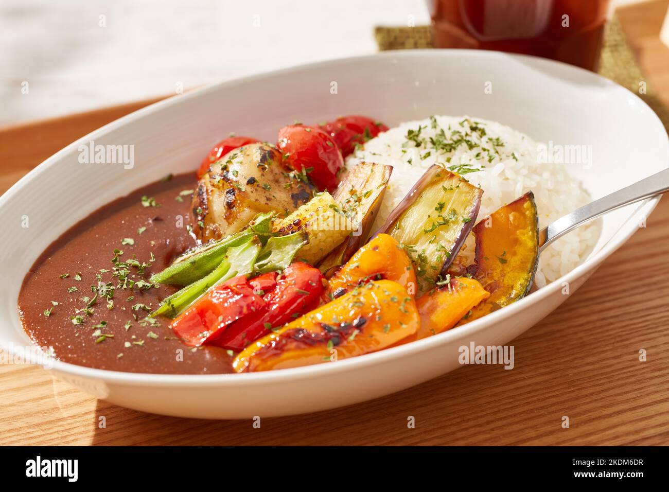Japanese style curry rice dish Stock Photo - Alamy