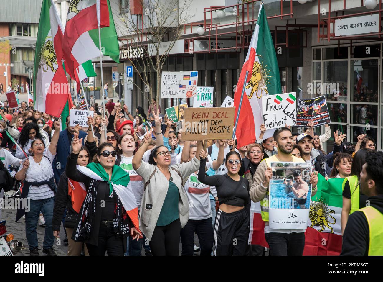 Demonstration And Rally In Solidarity With Protesting Women In Iran