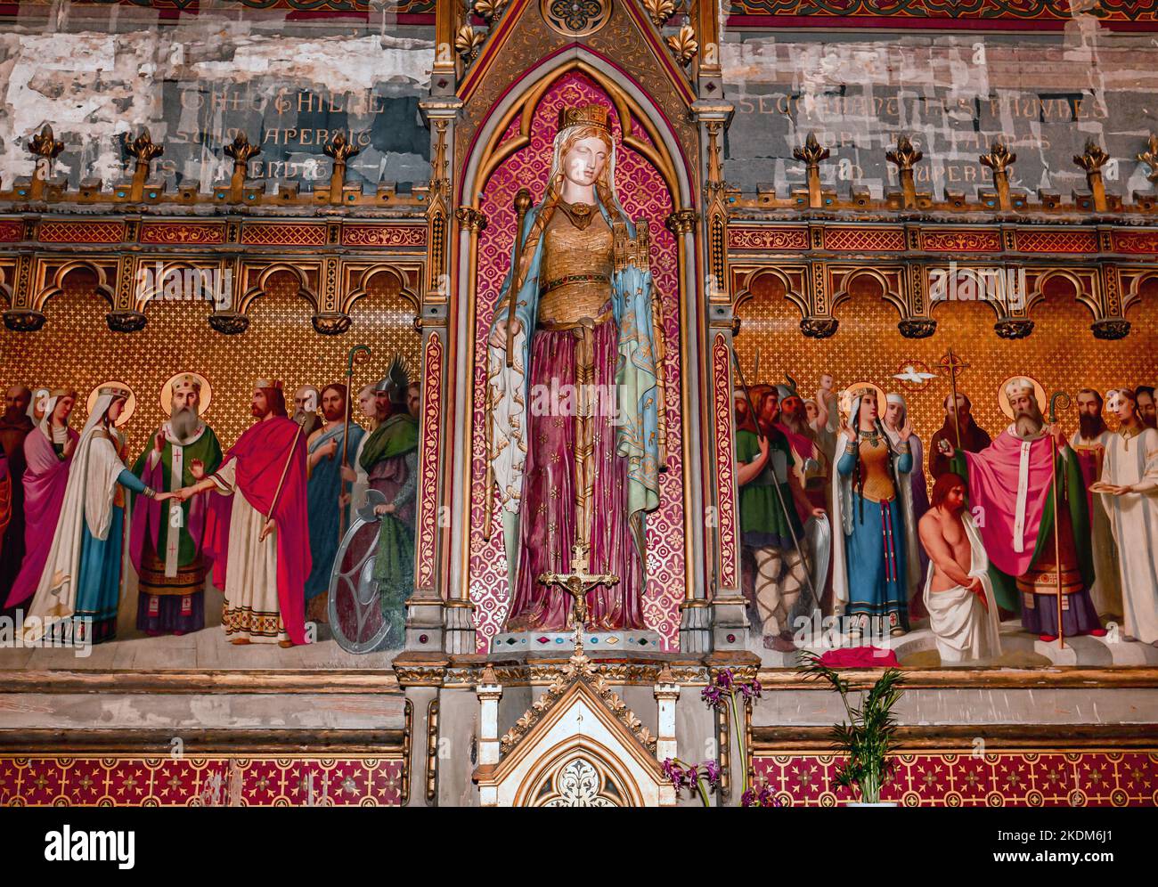 PARIS, FRANCE, OCTOBER 06, 2022 : interiors architectural details of ...