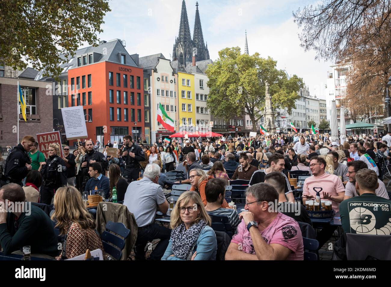 demonstration and rally in solidarity with protesting women in Iran ...