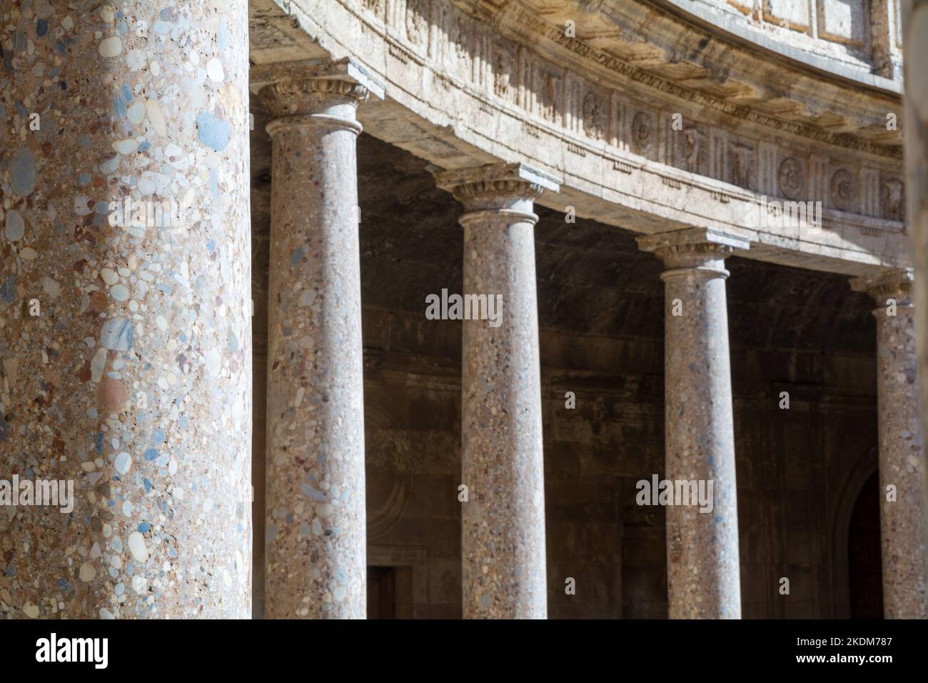 Classical Colonnade with Copy Space for Text of Graphics Stock Photo ...