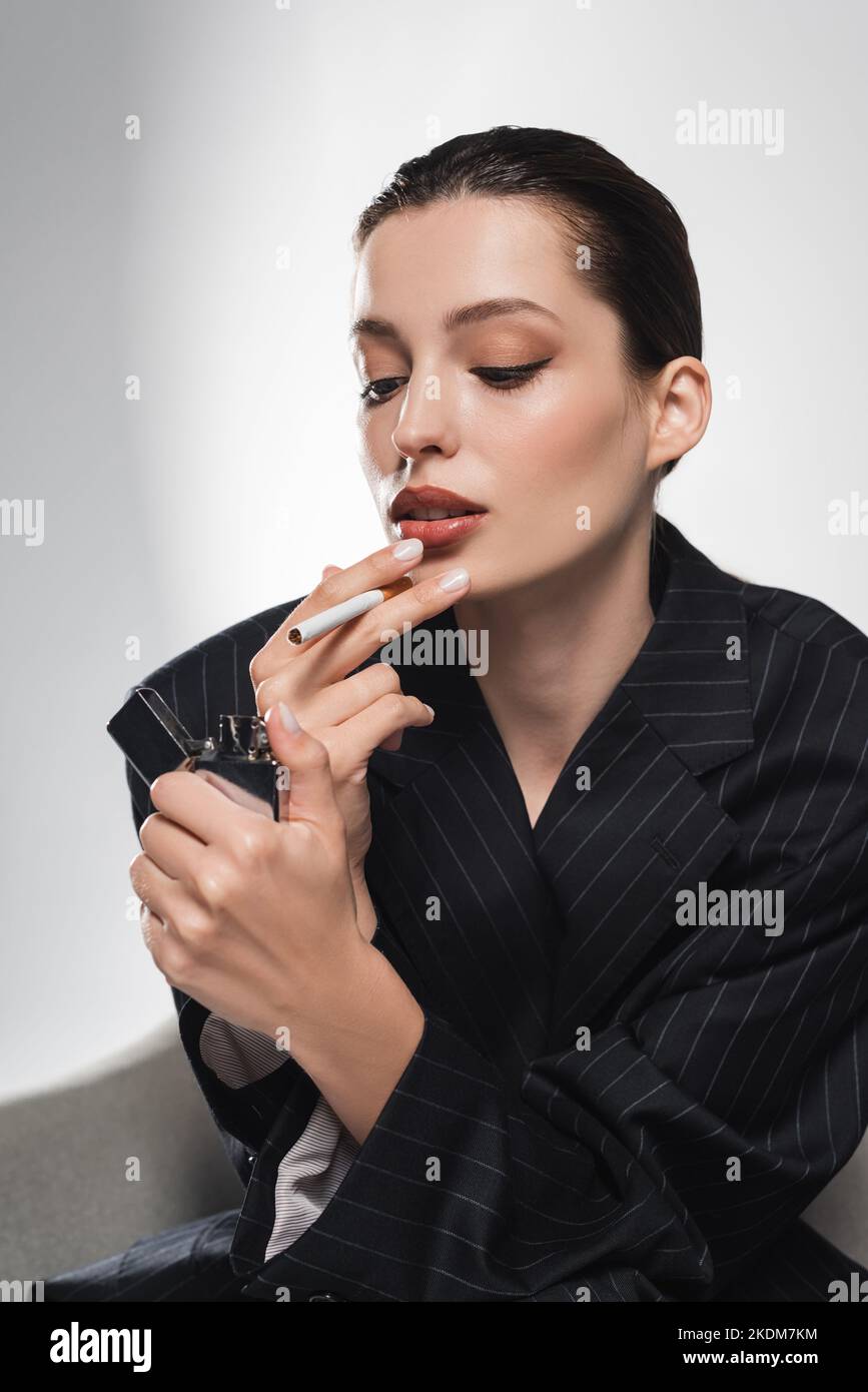 Stylish lighter cigarette lighter hi-res stock photography and images ...