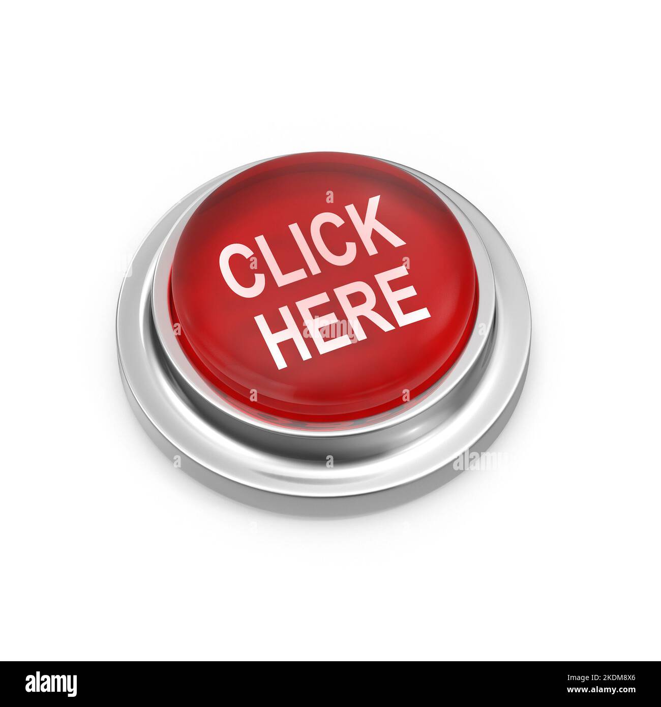 Red Button Click Here , This is a 3d rendered computer generated image ...