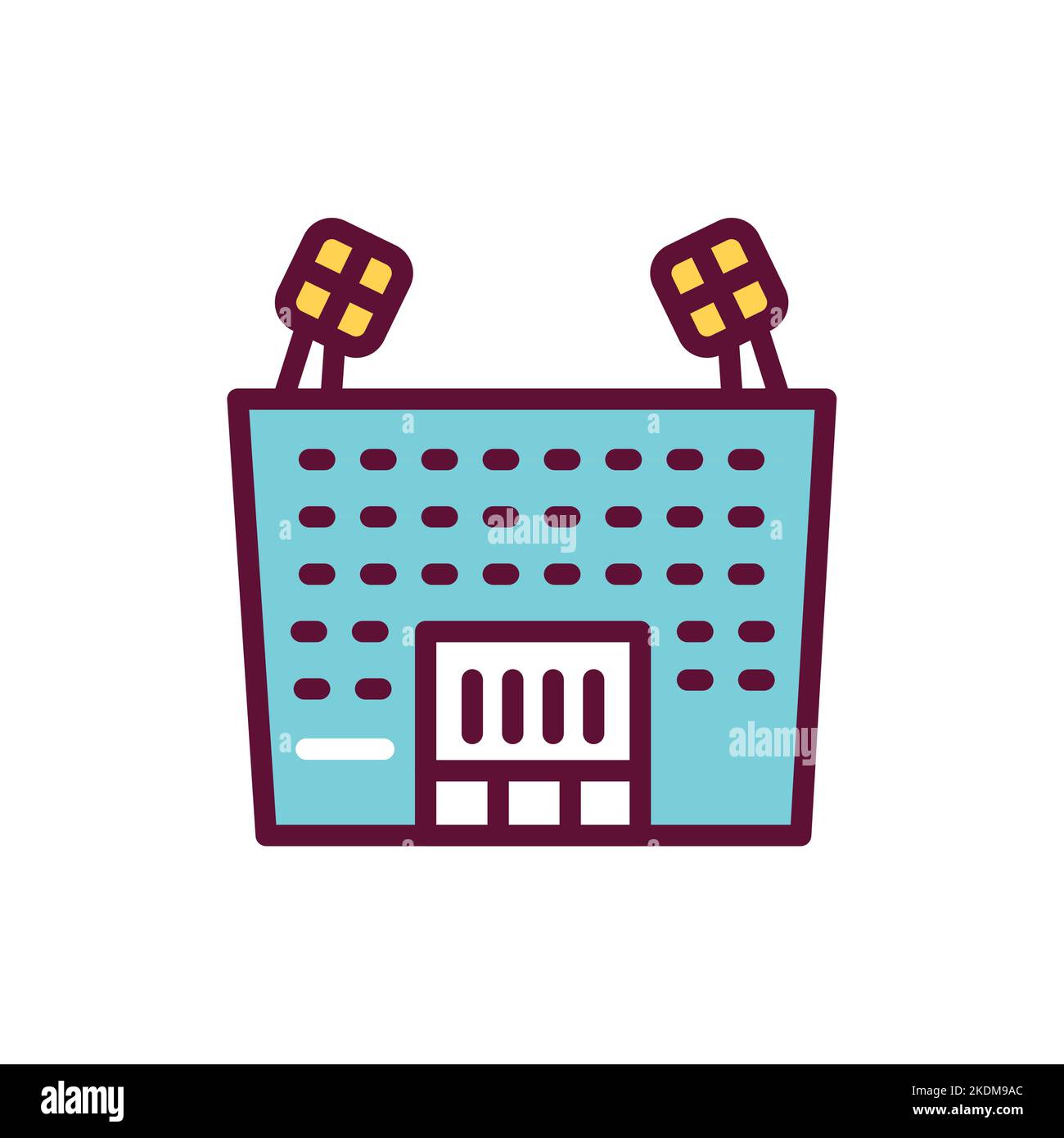 Stadium line drawing Cut Out Stock Images & Pictures - Alamy