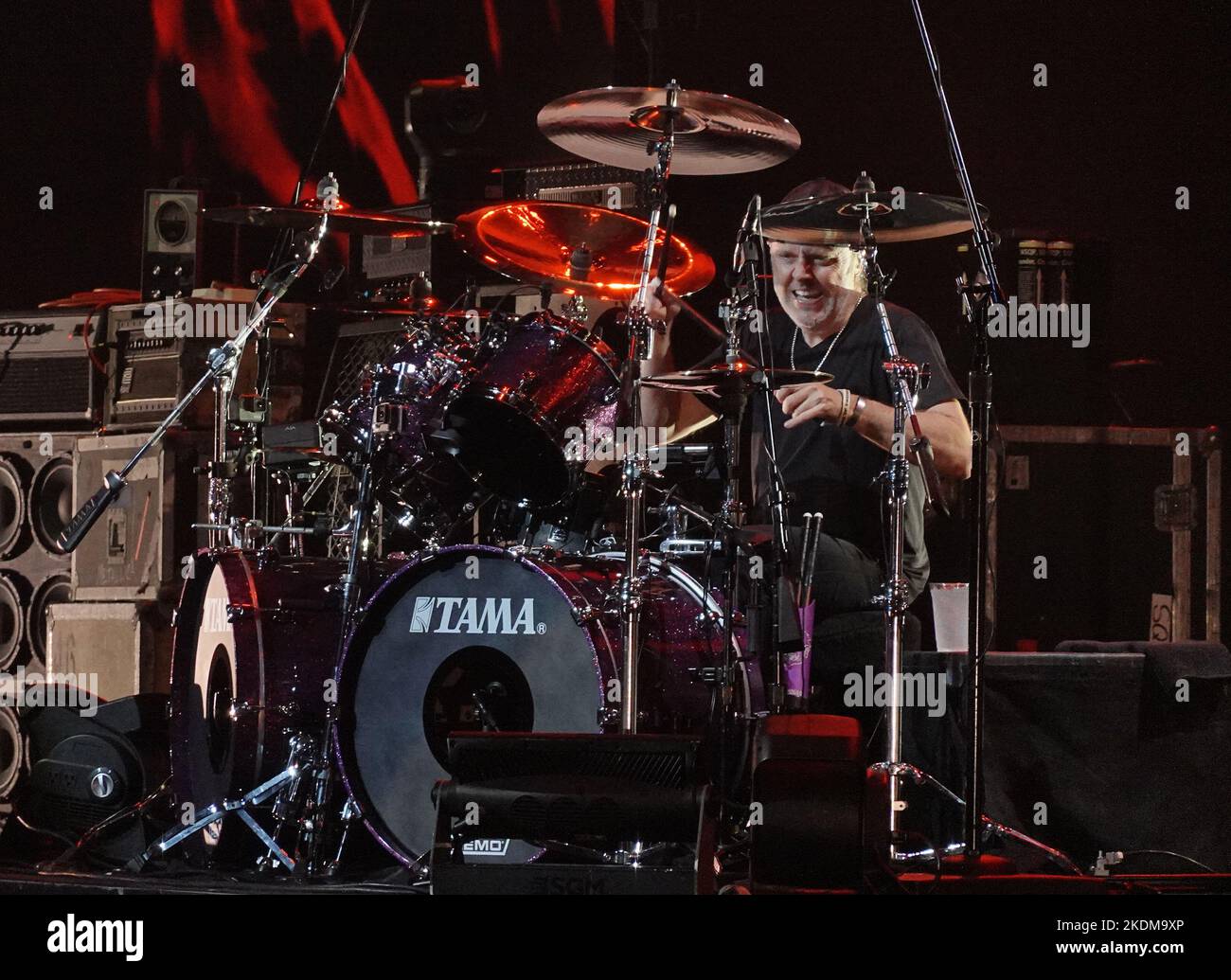 Hollywood FL, USA. 06th Nov, 2022. Lars Ulrich of Metallica performs ...