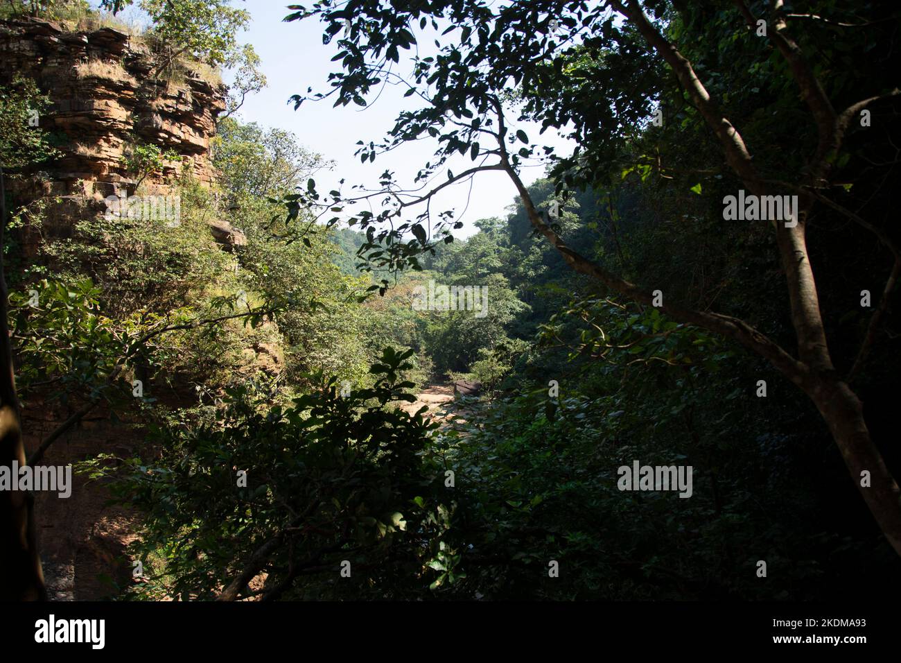 Tirathgarh waterfall is located in the Kanger Valley National Park. A ...
