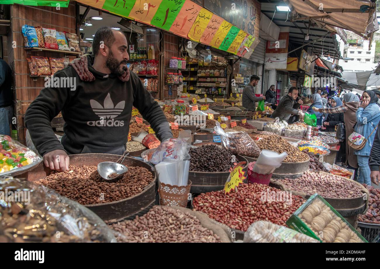 Fruit and Vegetable Souk Amman Jordan Stock Photo - Alamy