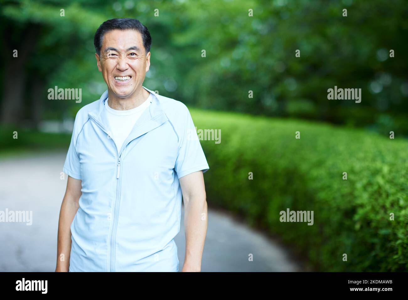 Senior asian man exercise hi-res stock photography and images - Alamy