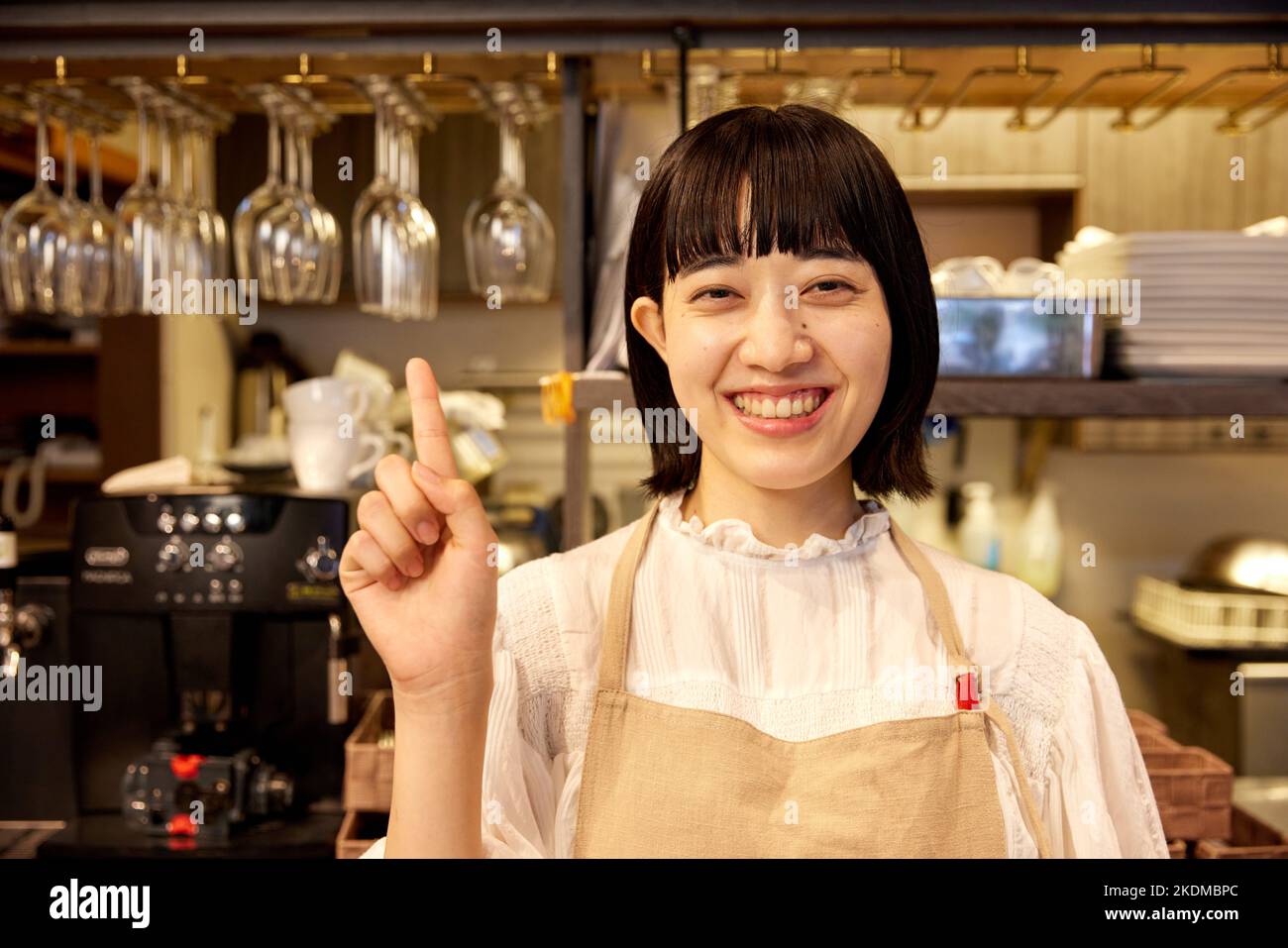 Japanese restaurant staff working Stock Photo - Alamy