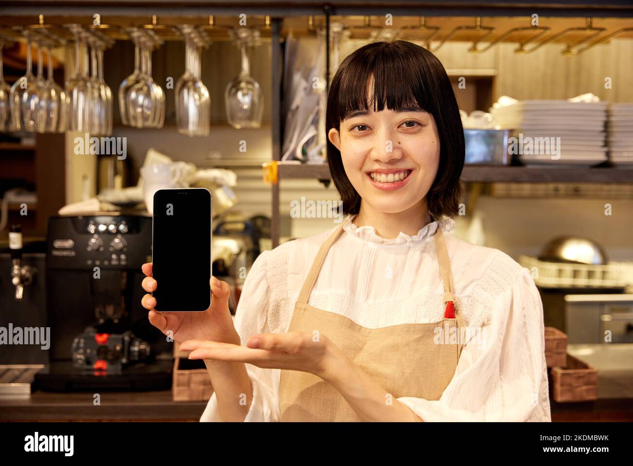 Japanese restaurant staff working Stock Photo - Alamy