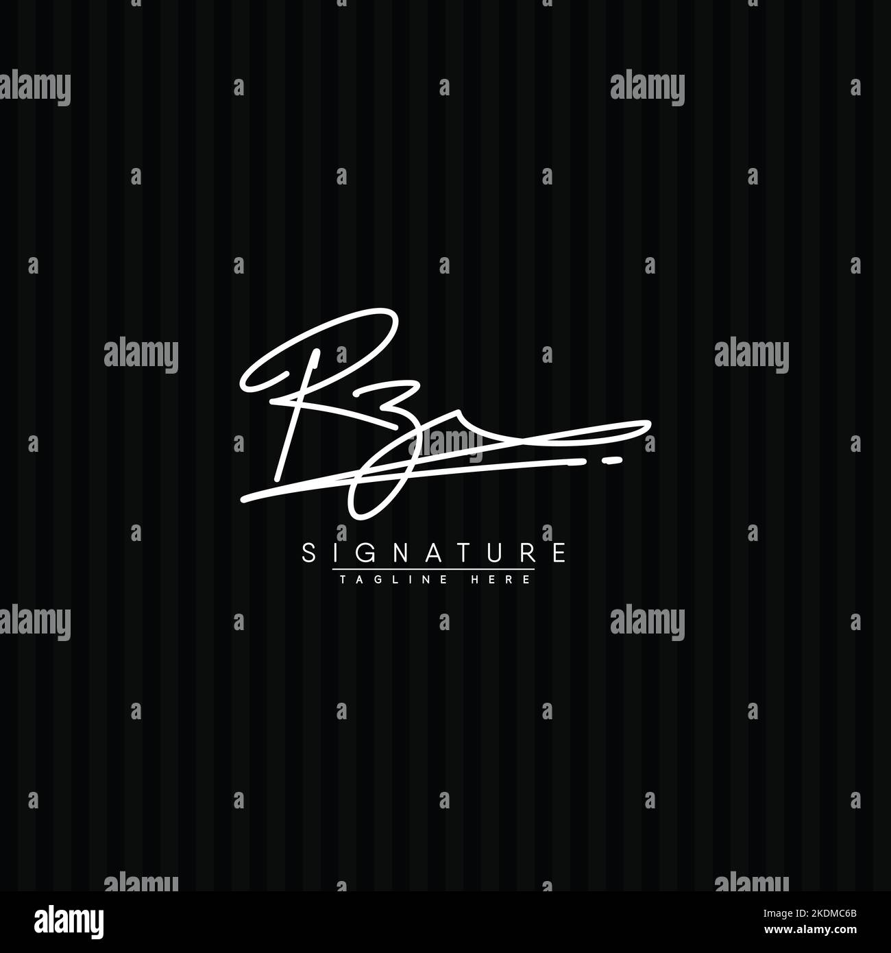 RZ Handwritten Signature logo - Vector Logo Template for Beauty ...