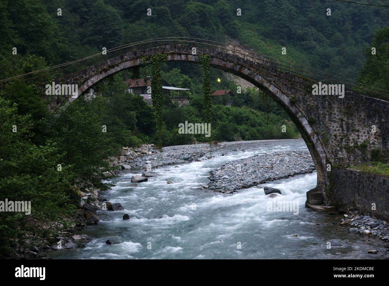 Historical Senyuva Bridge - Rize - Turkey Stock Photo - Alamy