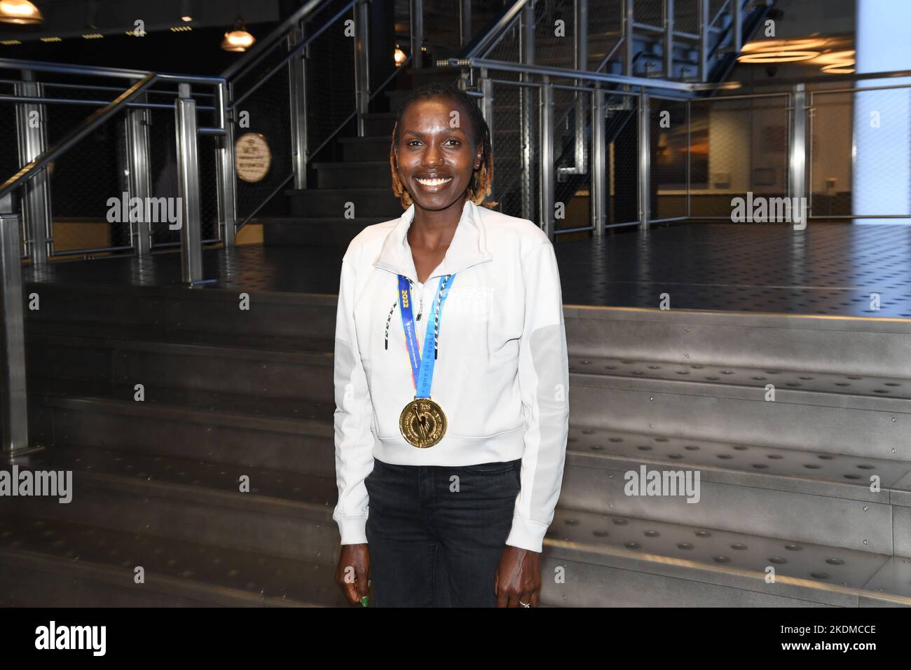 New York, NY, on November 7, 2022. Sharon Lokedi posing for a photo at ...