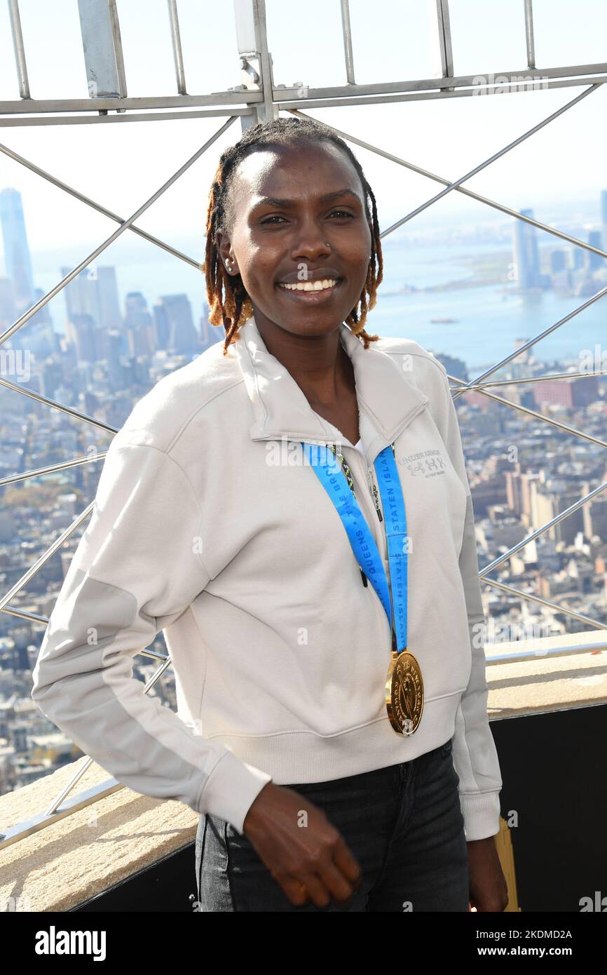 New York, USA. 07th Nov, 2022. Sharon Lokedi posing for a photo at the ...