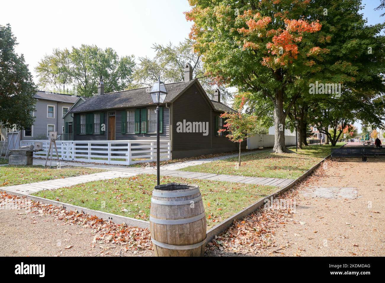 The Corneau House at Lincoln National Historic Site in Springfield, IL ...