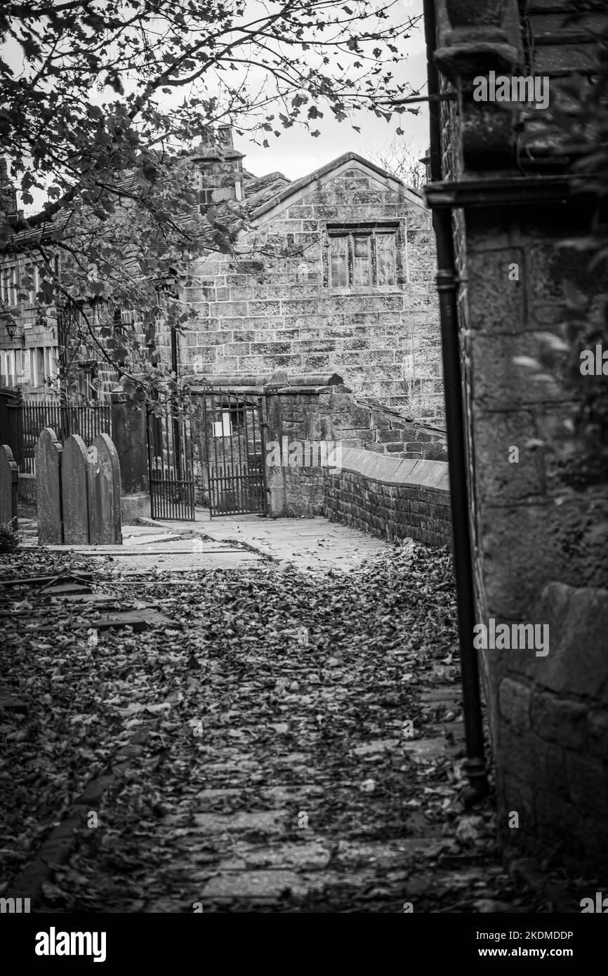 Heptonstall Village Calderdale. West Yorkshire, England, UK Stock Photo ...