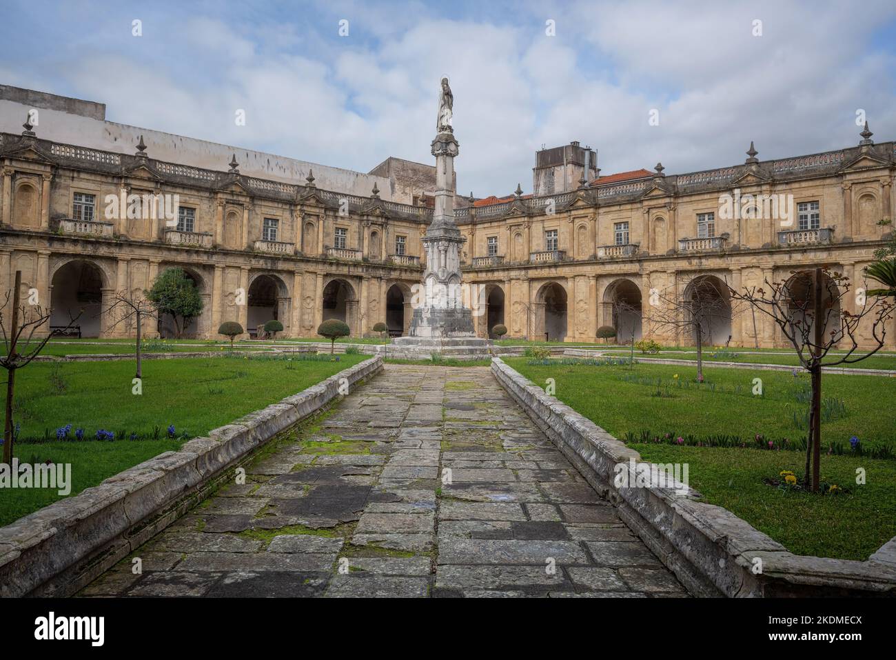 Monastery of Santa Clara-a-Nova Cloisters - Coimbra, Portugal Stock ...