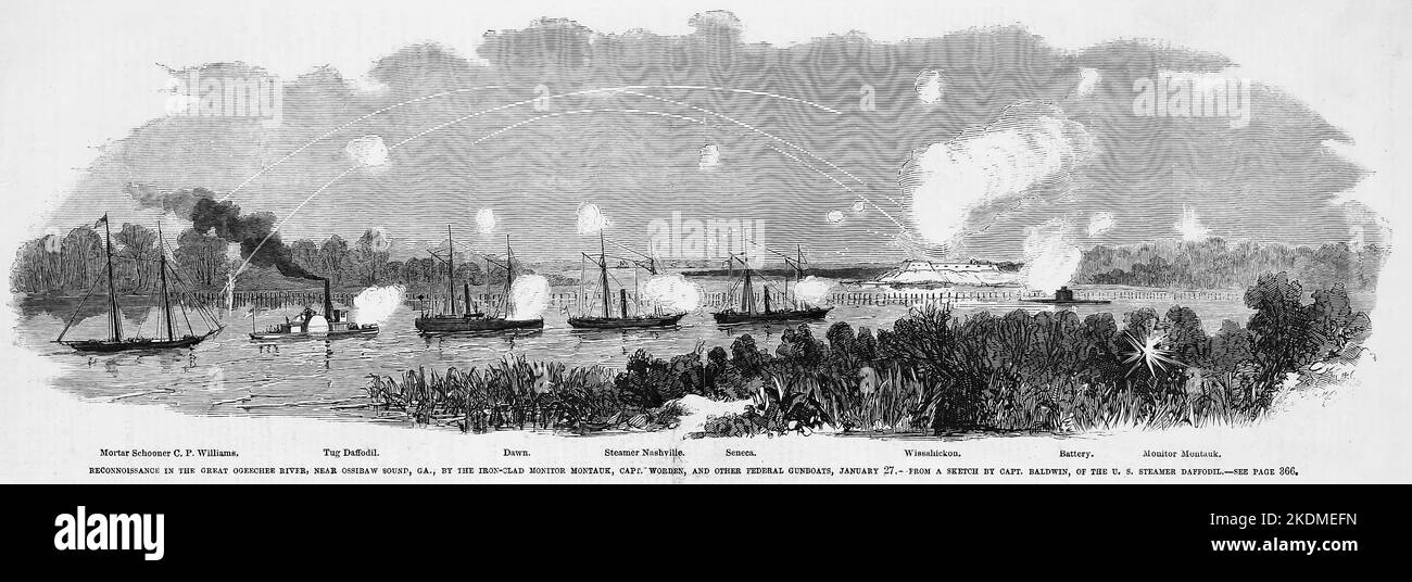 Reconnaissance in the great Ogeechee River, near Ossabaw Sound, Georgia ...